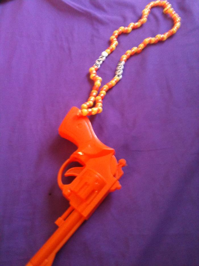 gun necklace by XxHannahHomicidexX - Kandi Photos on Kandi Patterns