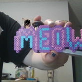 MEOW perler :3 by SK3LLY_K4T_erpy - Kandi Photos on Kandi Patterns