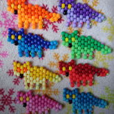 Made a pack of wolves! by Cujocatcat - Kandi Photos on Kandi Patterns