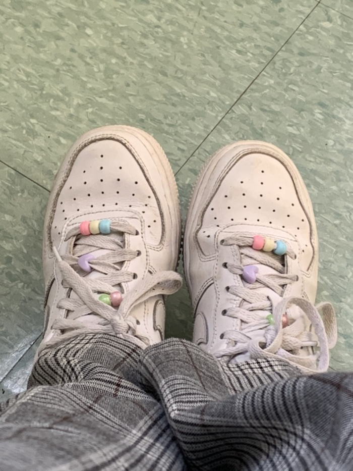 Kandi on my shoes!! by SxgarClouds - Kandi Photos on Kandi Patterns