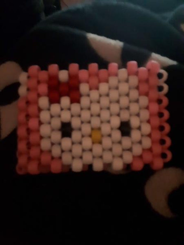 hello kitty cuff by gerardgotscared - Kandi Photos on Kandi Patterns