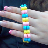 Pan flag small cuff by Elyo2n - Kandi Photos on Kandi Patterns