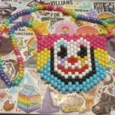 Clown necklace by TheOutcastCommentary - Kandi Photos on Kandi Patterns