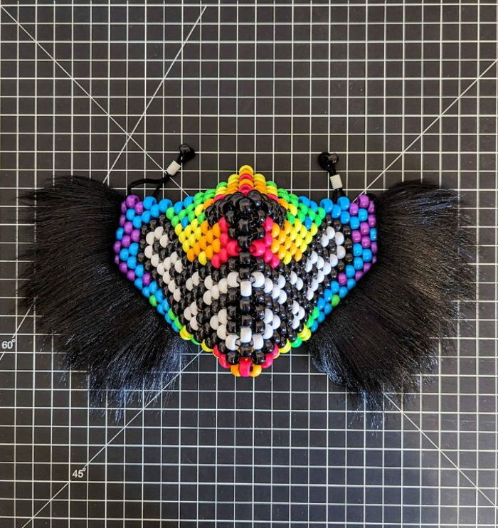 Rainbow Kandi Mask by alchemera - Kandi Photos on Kandi Patterns