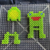 froggy chair perler by swaggyalien09 - Kandi Photos on Kandi Patterns