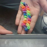 rainbow double! by emonerd69 - Kandi Photos on Kandi Patterns