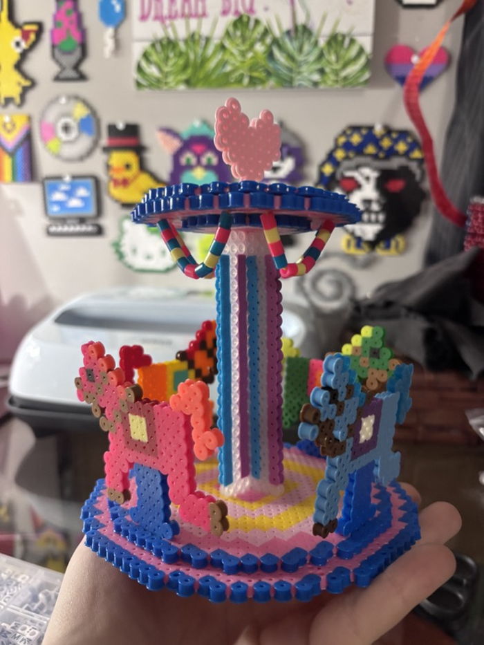 Perler carousel by darkXwolf17 - Kandi Photos on Kandi Patterns
