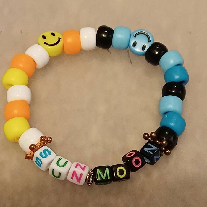 fnaf sun and moon kandi!!!!! by riorangr - Kandi Photos on Kandi Patterns
