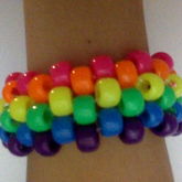 rainbow cuff :) by ruth_kandiii - Kandi Photos on Kandi Patterns