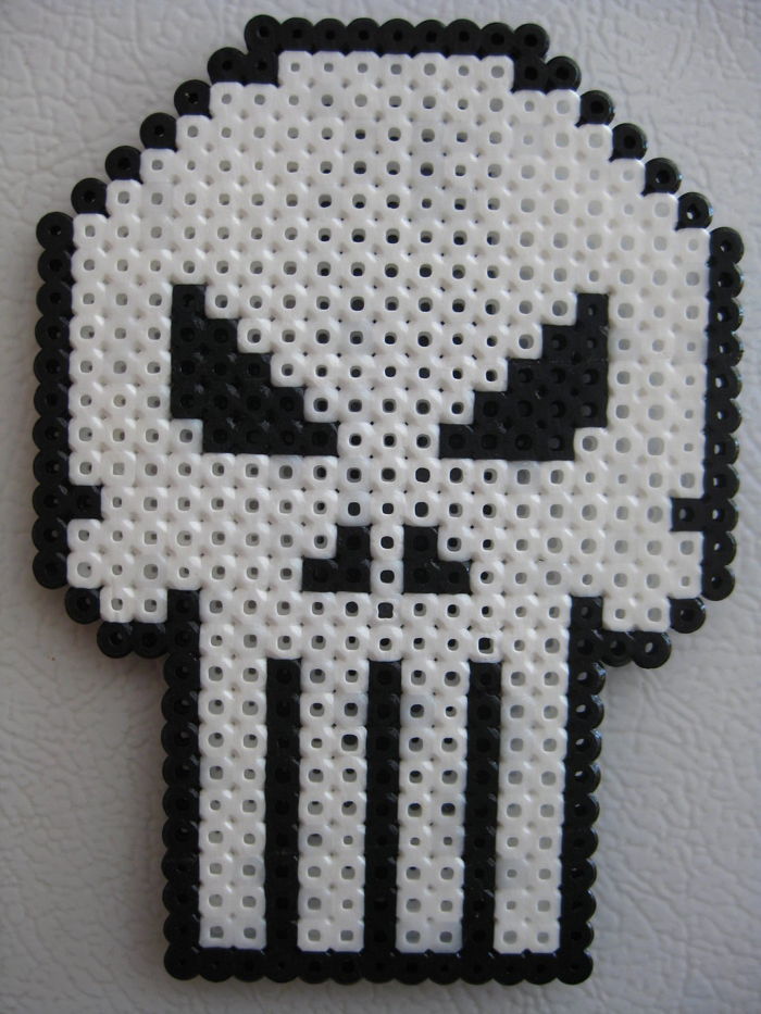 Punisher Skull - by pulpheroe - Kandi Photos on Kandi Patterns
