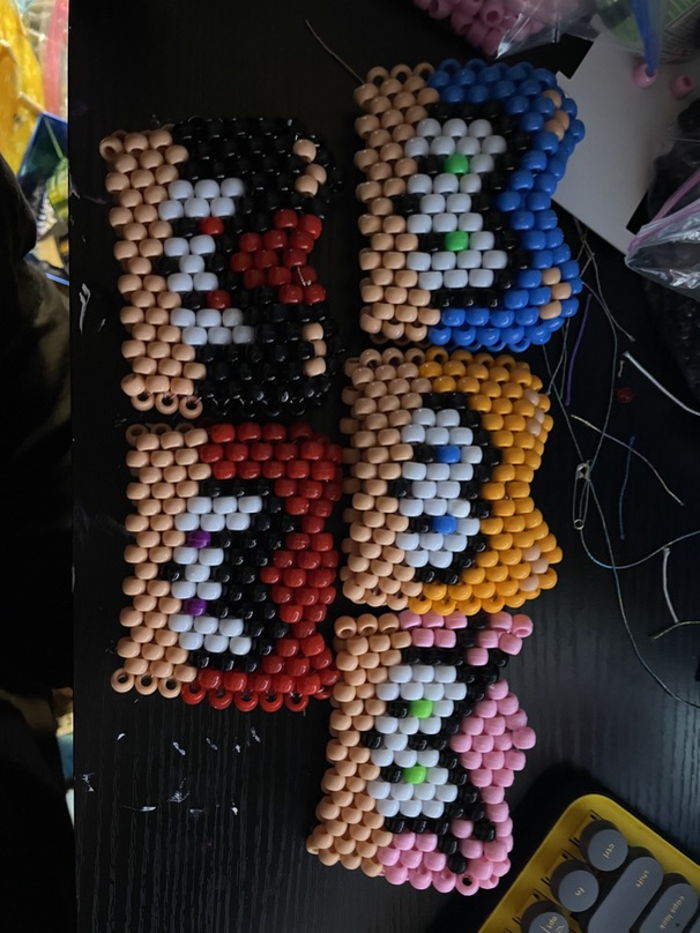 Sonic Character Cuffs!!! by Devyn_Is_Dead - Kandi Photos on Kandi Patterns