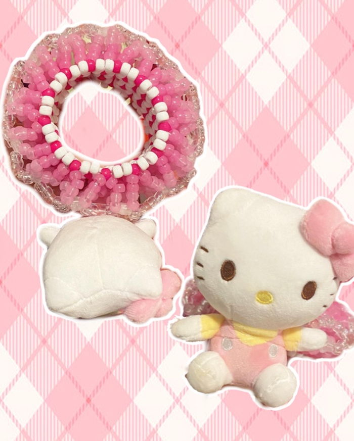 Hello kitty cuff by Lux_Leiko - Kandi Photos on Kandi Patterns