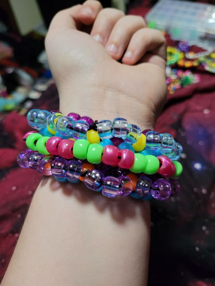 mini rotater cuff finished! by WisTeri_Ez - Kandi Photos on Kandi Patterns
