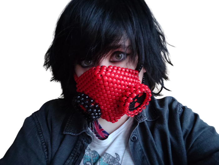 gas mask by judi - Kandi Photos on Kandi Patterns