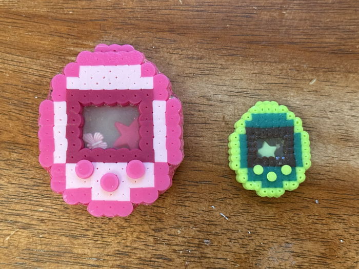 tamagotchi perler shakers by st4rrgrl - Kandi Photos on Kandi Patterns