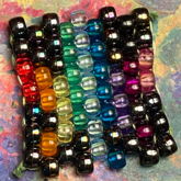 Rainbow Weed Charm by Ceej_crafts - Kandi Photos on Kandi Patterns