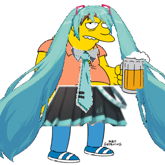 BARNEY MIKU?!?! by Simpsons_Fan - Kandi Photos on Kandi Patterns