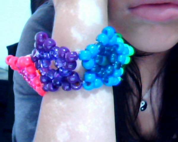 Kandi cuff star by RawrTori - Kandi Photos on Kandi Patterns