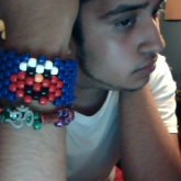 Small Elmo Cuff by Ink-Finity - Kandi Photos on Kandi Patterns