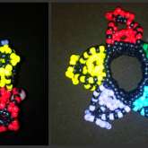 3D kandi star cuff by MrKANDIKID - Kandi Photos on Kandi Patterns